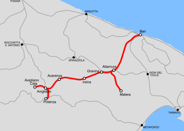 APPULO-LUCANE RAILWAY, ITALY – PROFERT